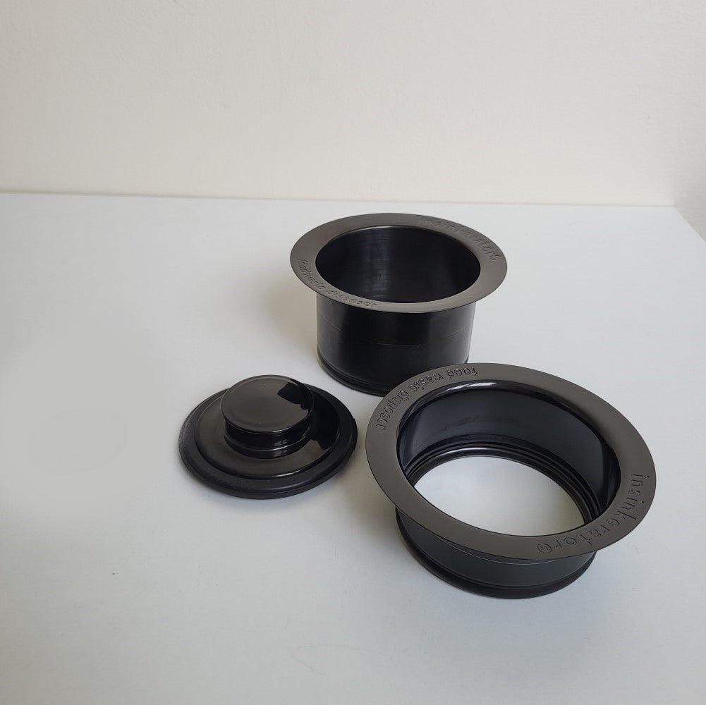 Black Extended Flange Stopper original Insinkerator for food waste ...