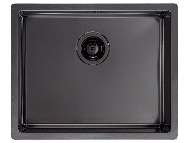 Gunmetal kitchen sink, flush or undermount | Alveus Quadrix 50 ...