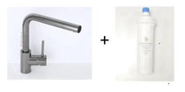 Anthracite Black Chrome Kitchen mixer tap | Alveus Monarch Toro ...