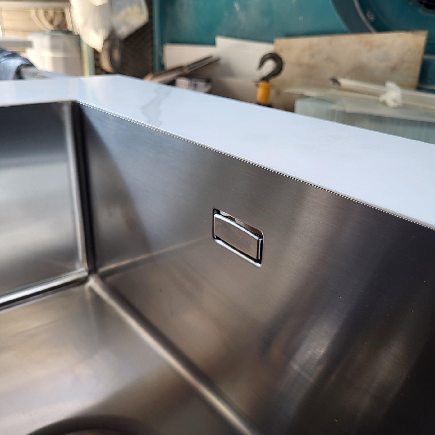 Seamless sink installation | Artinox Zero-Edge Kitchen Sinks Olif UK