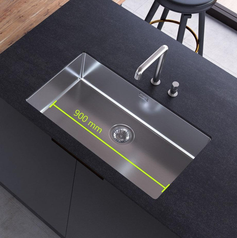 900mm kitchen sink extra large 100cm cabinet | Canova CA90 – Olif