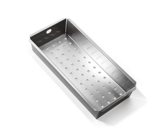 Colander, square, stainless steel – Olif