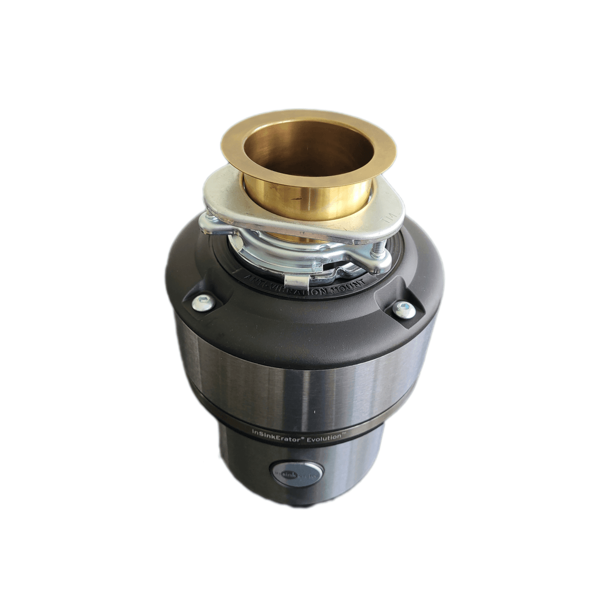 Food Waste Disposal Units, black, gold, patinated antique brass | Olif