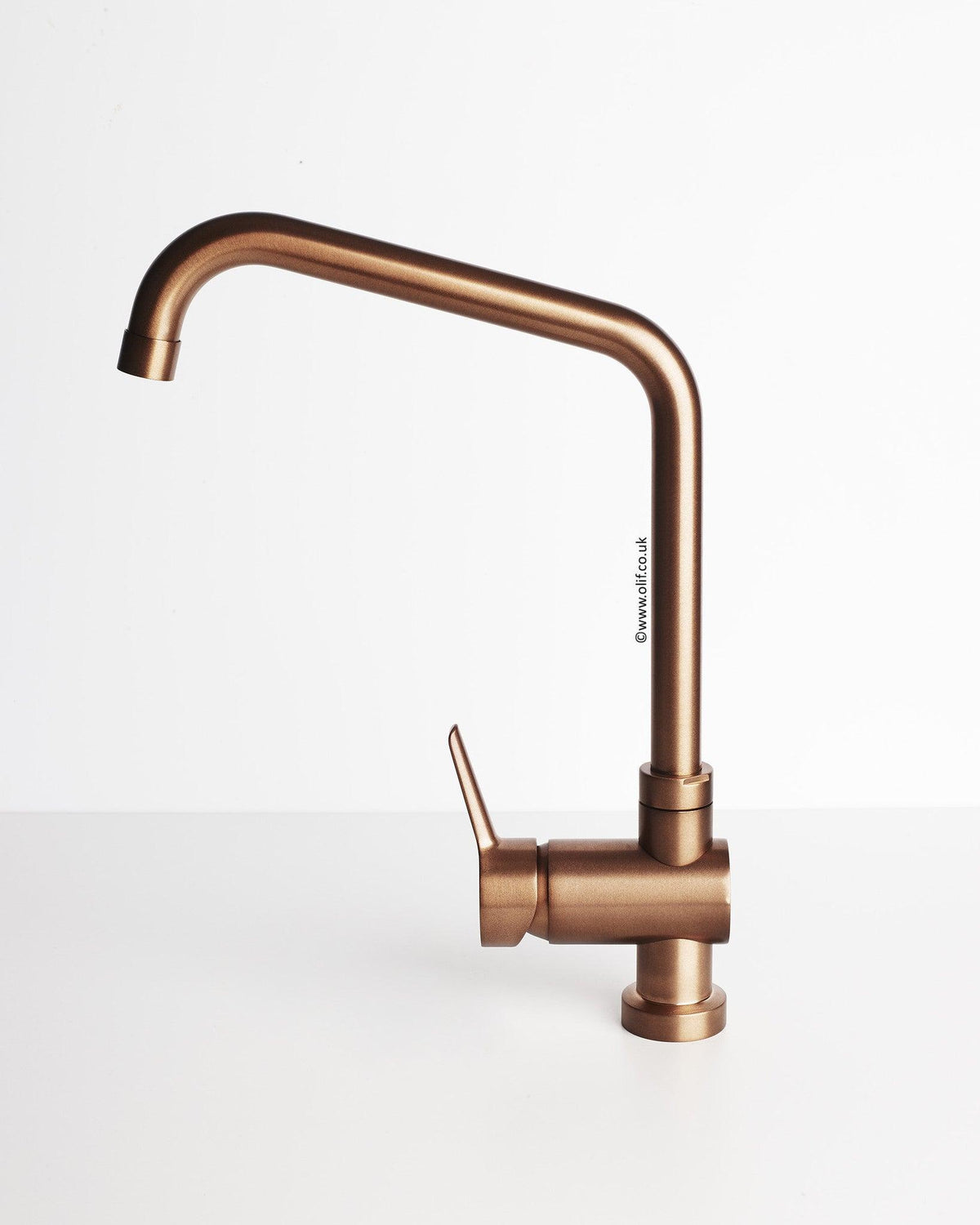Brushed Copper kitchen mixer tap - Primo Copper by Olif