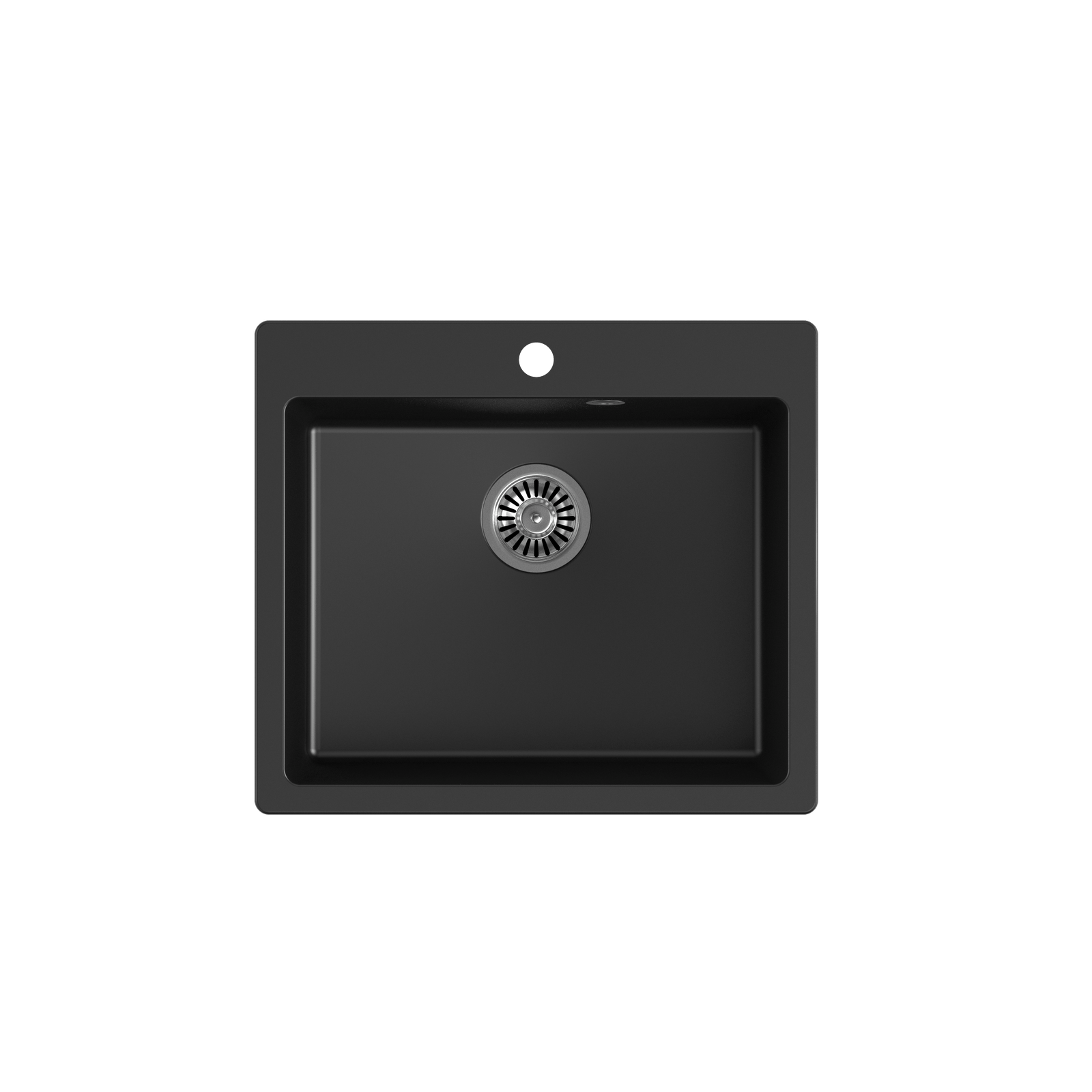 Pure Black granite sink Chrome Gold Copper waste | Quadron Morgan 110 ...