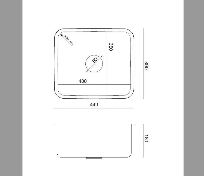Brass Gold PVD kitchen sink, UK | Quadron Nicolas Gold – Olif
